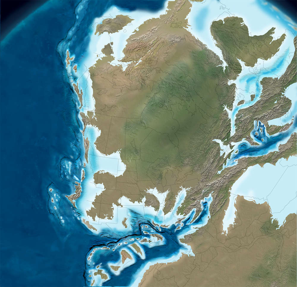 Carboniferous Period Map