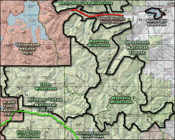 Washakie Wilderness National Wilderness Areas